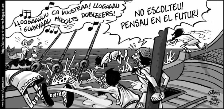 Tira cómica. Albercocs i Cireres 2023/08/25