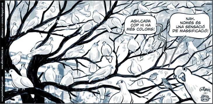 Tira cómica. Albercocs i Cireres 2024/04/18