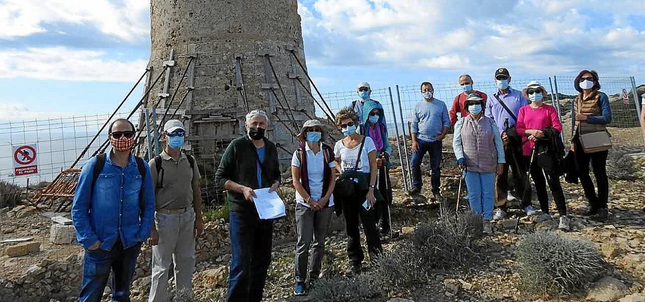 Piden la rehabilitación urgente de la torre de Cala Figuera