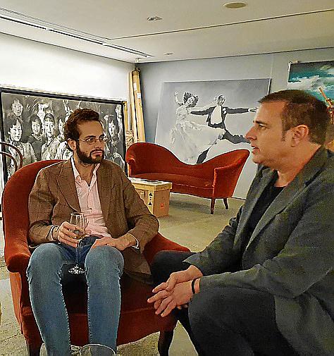 Esteban Mercer, entre amigos: Té en la Horrach Moyá