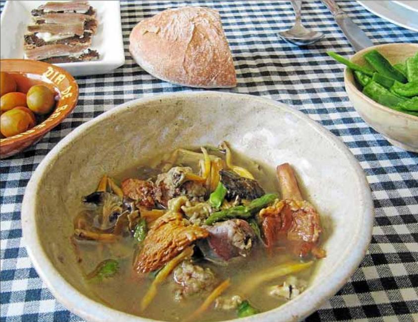 Recetas de Mallorca: sopa de setas