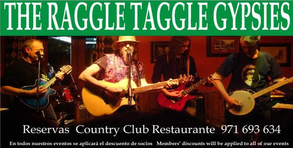 Raggle Taggle Gypsies, rock, country y folk irlandés en el Shamrock ...