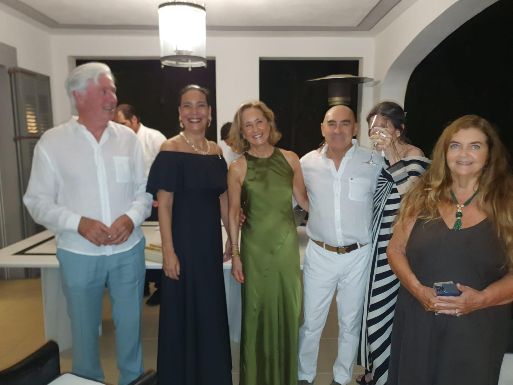 Fotogalería: Cena de Maite Arias