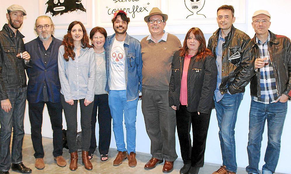 Àngel Terron y Albert Pinya, en 6a Galeria d'Art