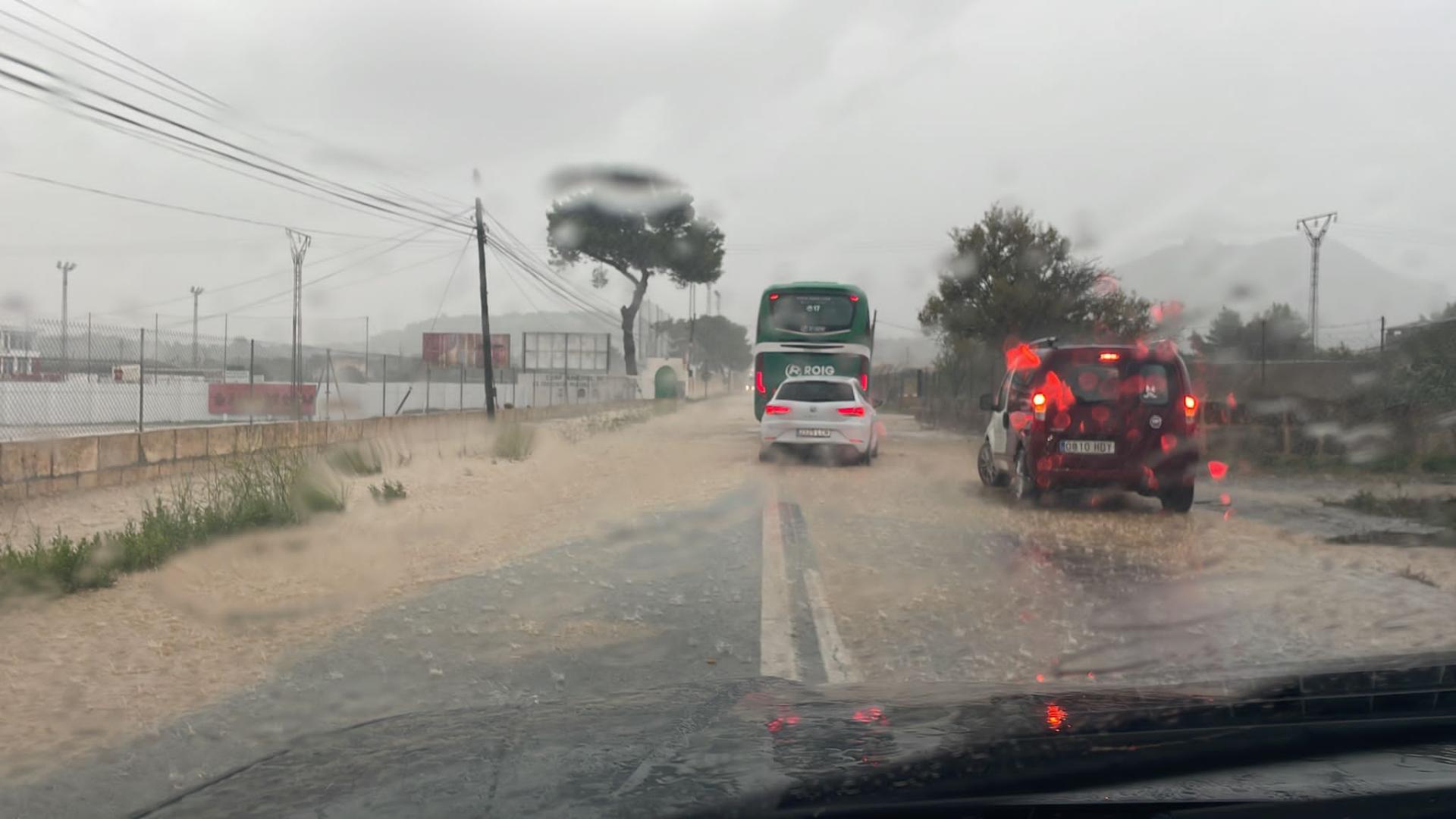 Fotogalería: Las imágenes de la tormenta en Mallorca