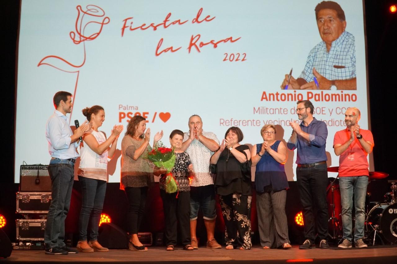 El PSOE de Palma congrega a más de 500 personas en la Fiesta de la Rosa