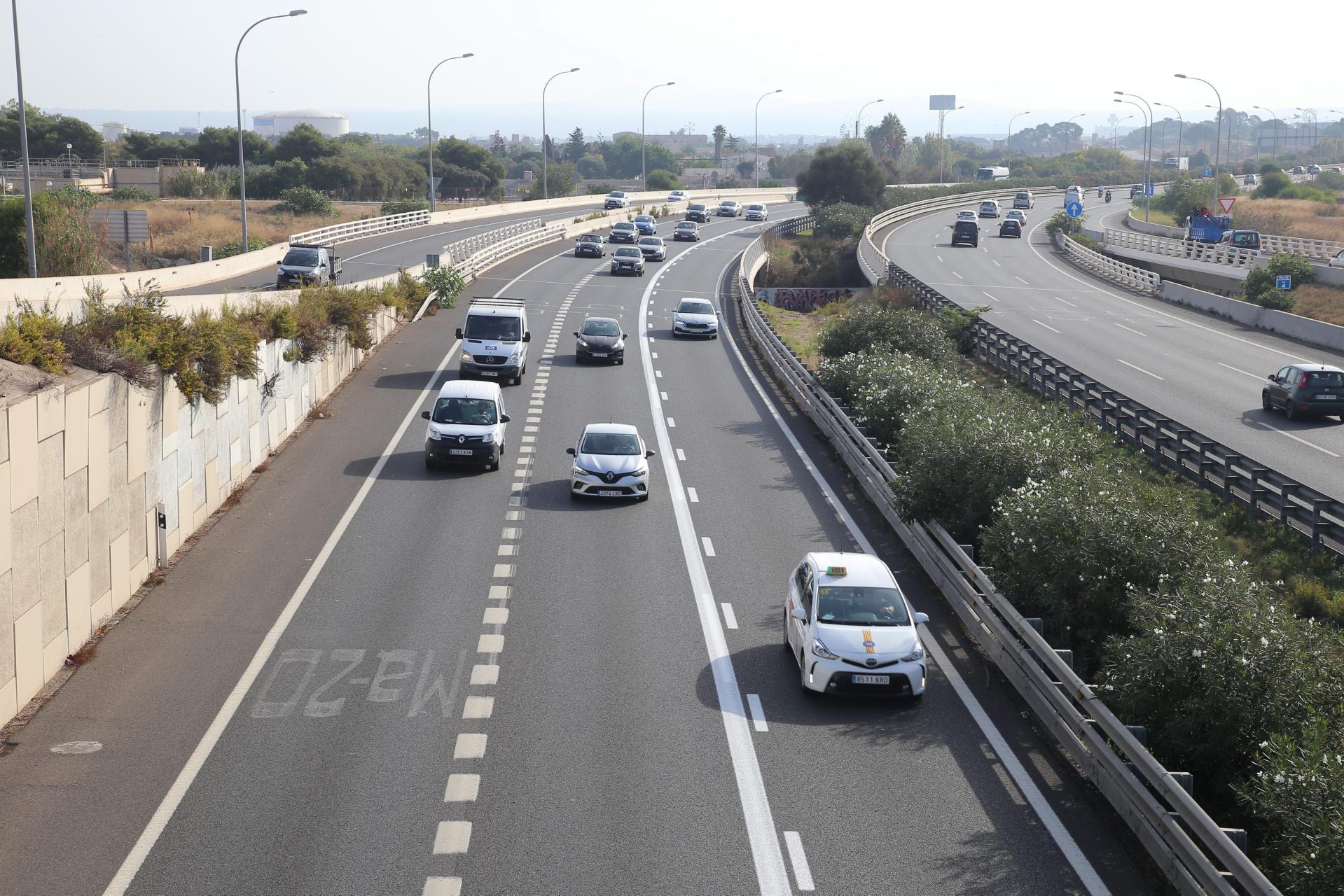 Carril Bus-VAO en Palma: cómo usarlo desde este miércoles