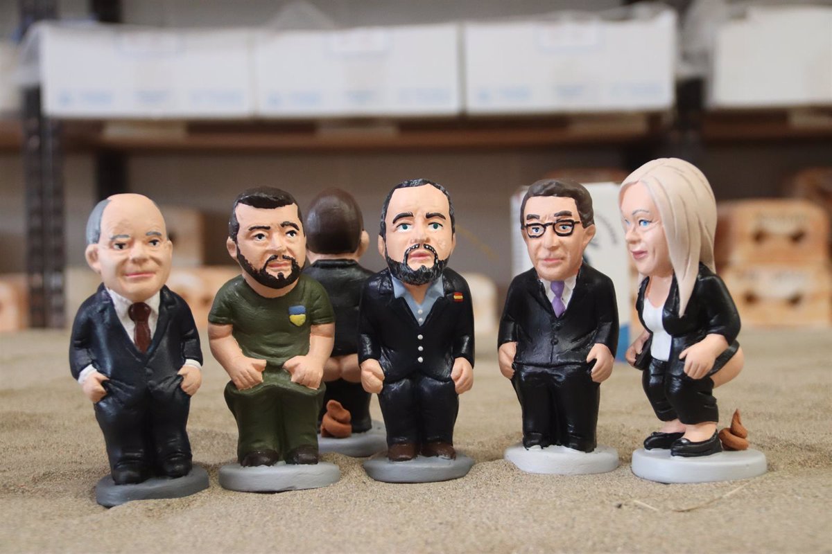 Los principales 'caganers' de estas navidades son Feijóo, Zelenski ...