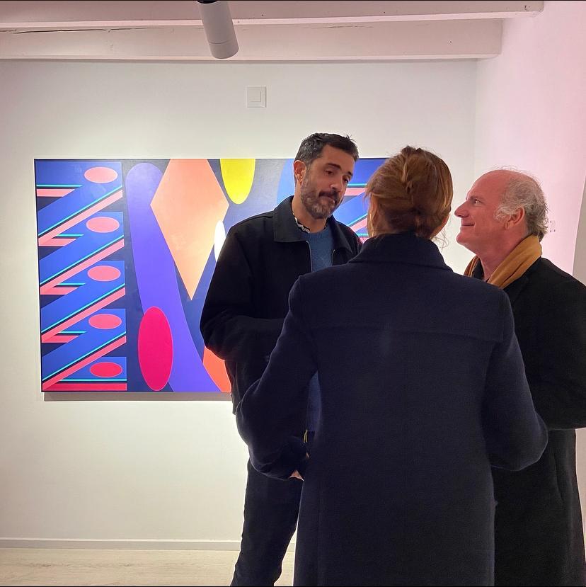 Esteban Mercer, entre amigos | Alex Giles en la Galería Marimón