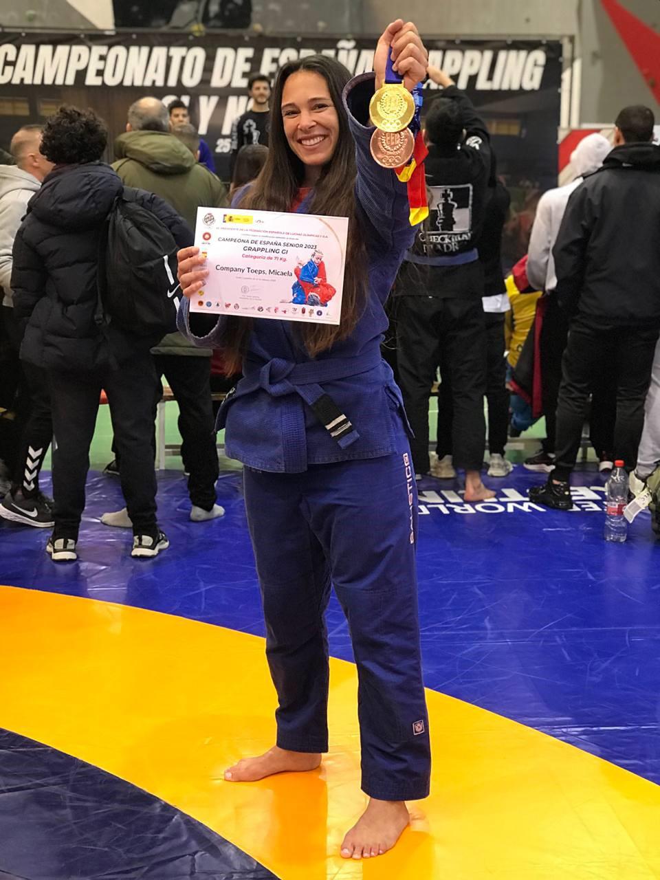8M en Mallorca | Micaela Company, campeona de 'grappling'
