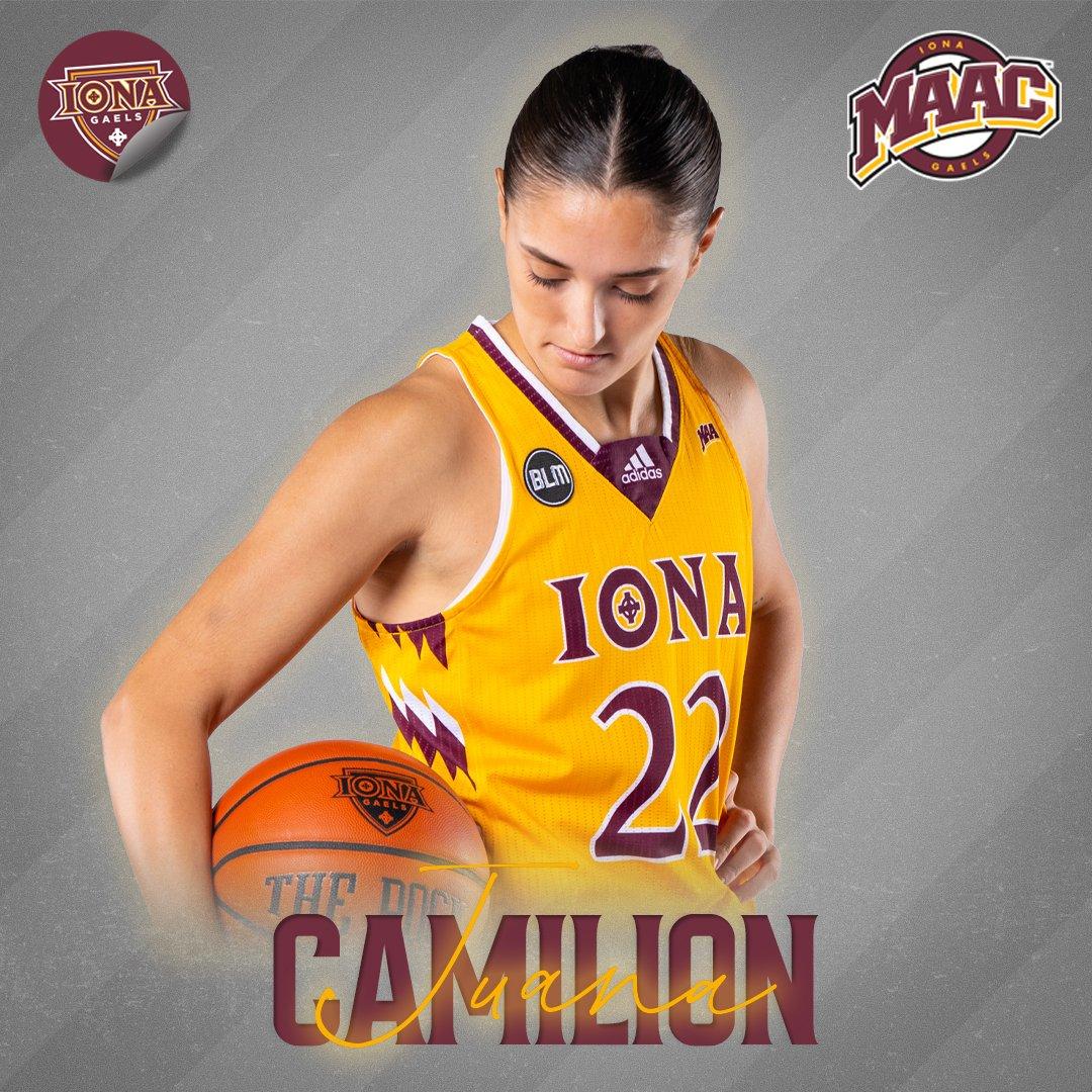 Baloncesto: Juana Camilion, campeona con Iona