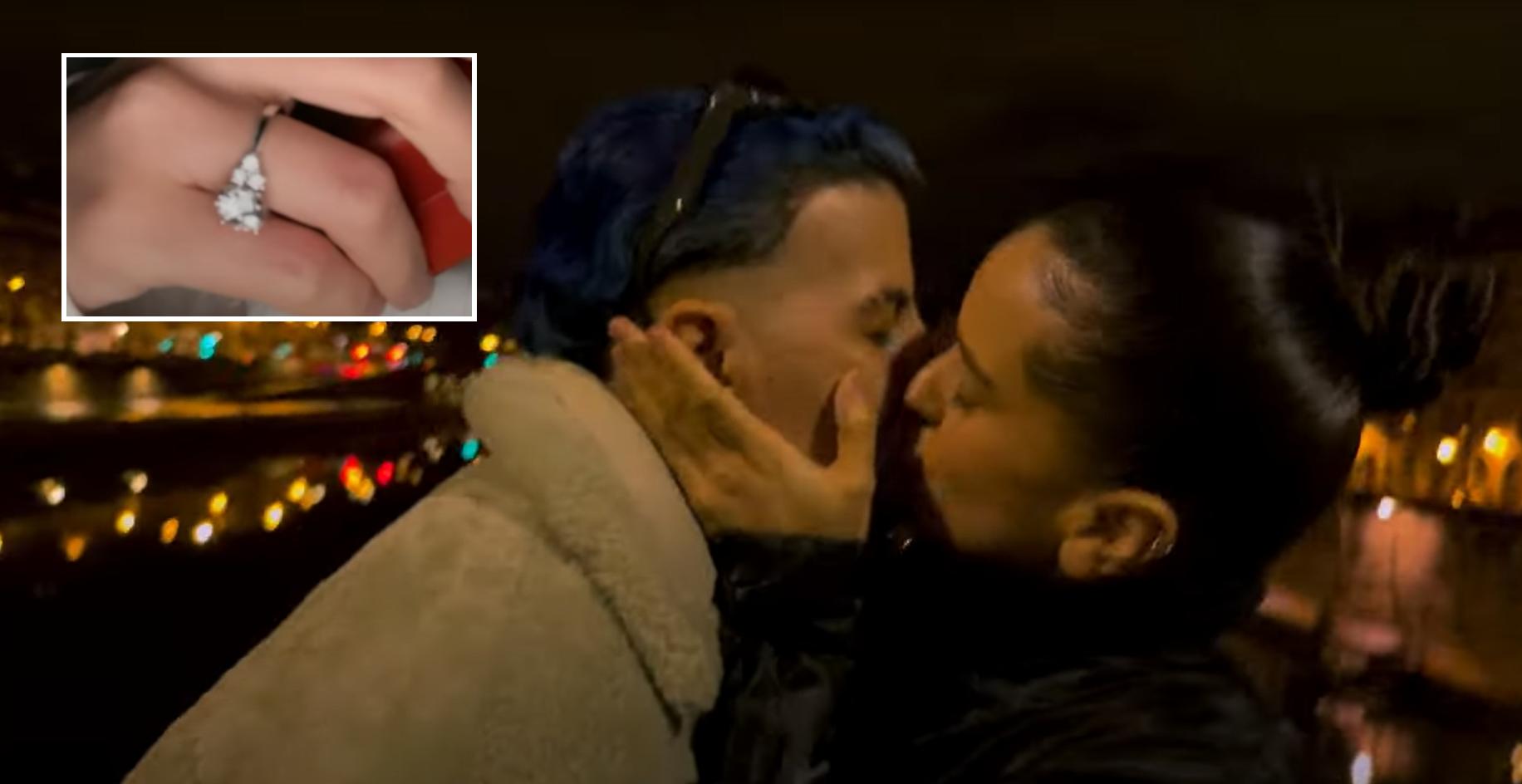 Rosalía y Rauw Alejandro se casan: Lágrimas, pedrusco y emoción con Beso