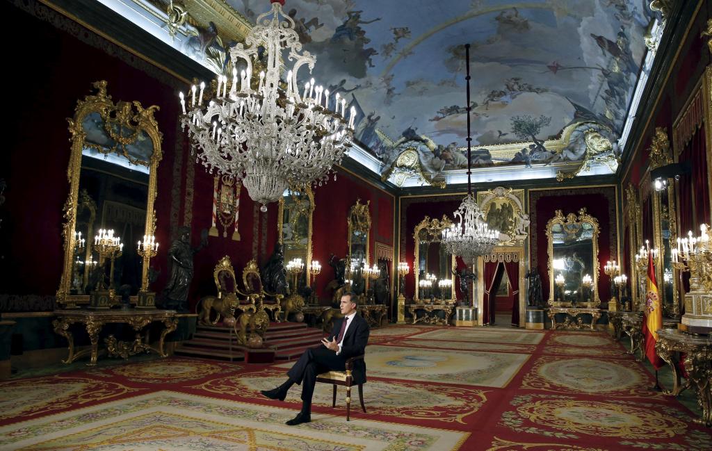 El Rey, en el Palacio Real para destacar la «grandeza» de España