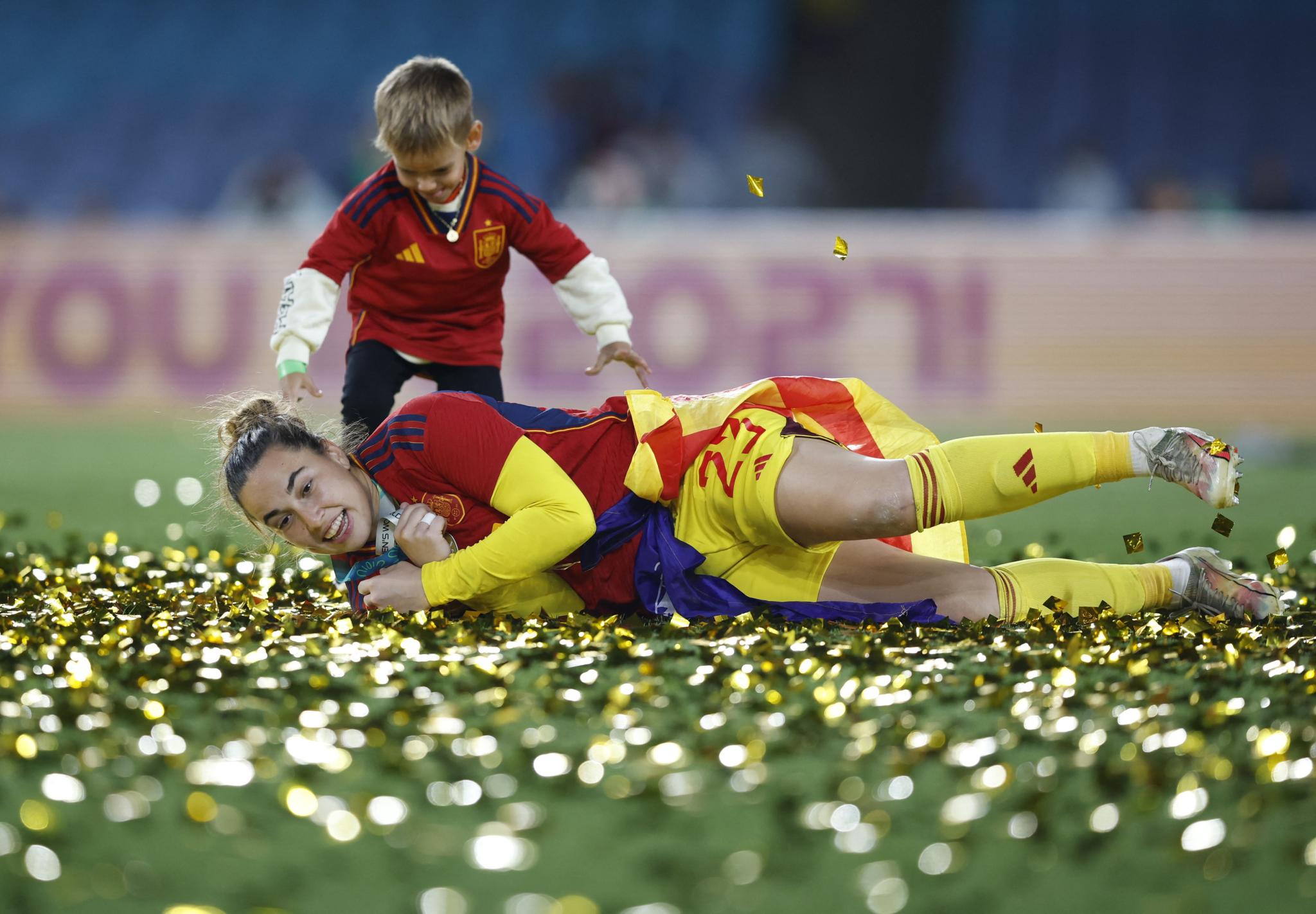Fotogalería: Las imágenes de la celebración de Cata Coll y Mariona Caldentey en el Mundial