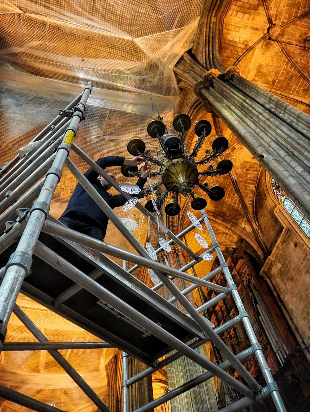 tradiciones en mallorca/un grupo de artesanos ha confeccionado más de ...