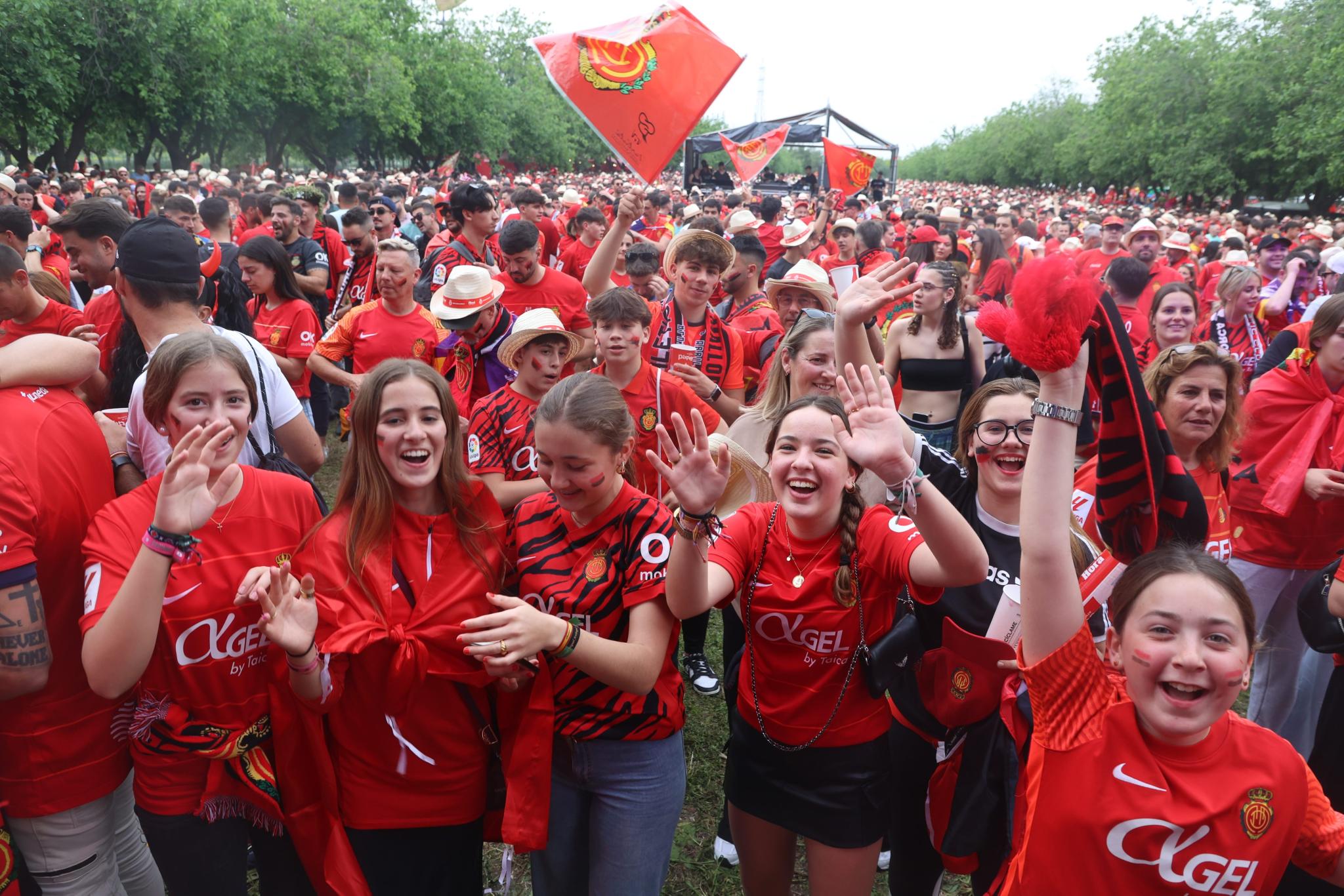 Fotogalería: La Fan Zone del Mallorca, en imágenes