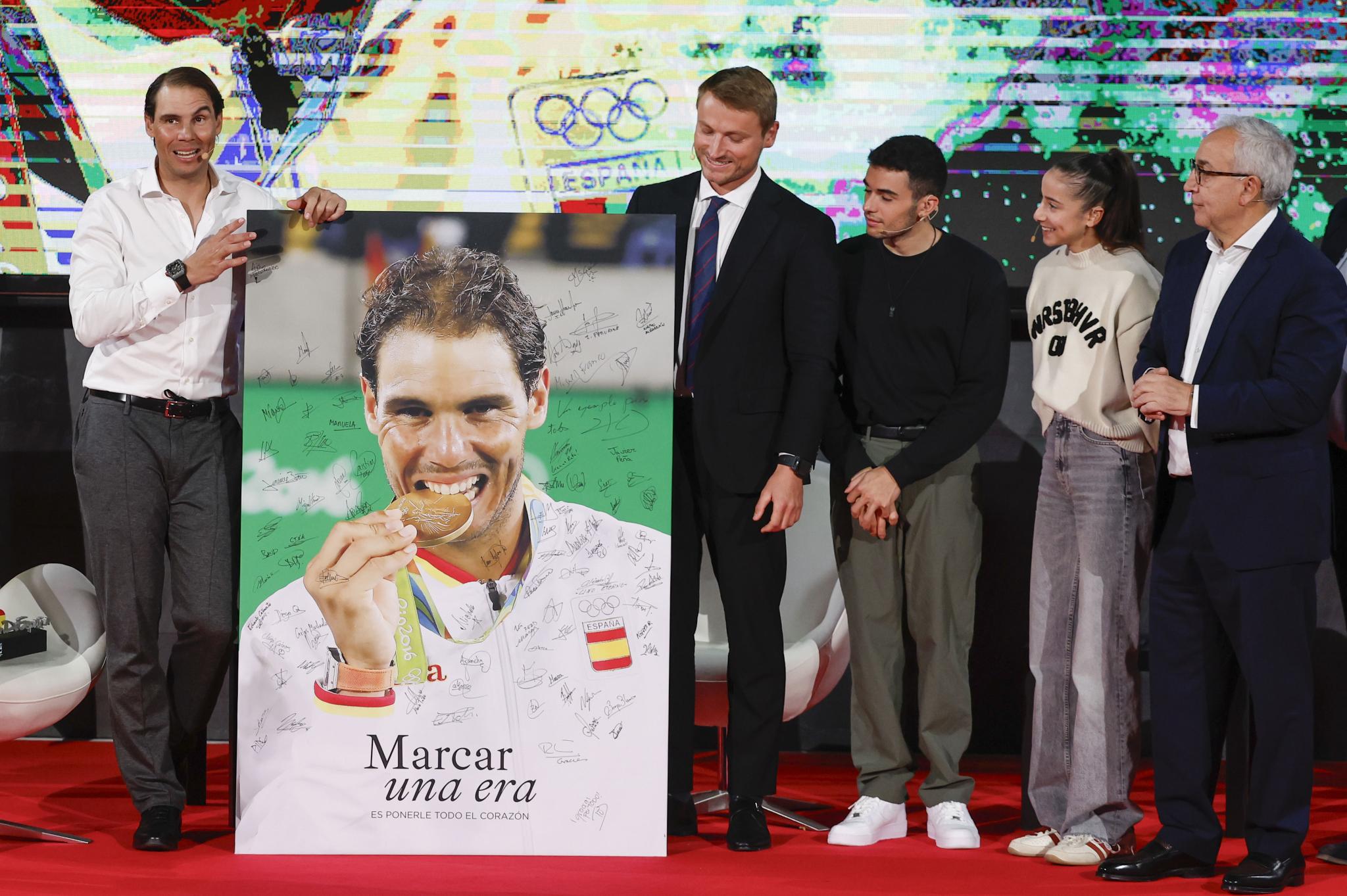 Homenaje del Comité Olímpico Español a Rafa Nadal