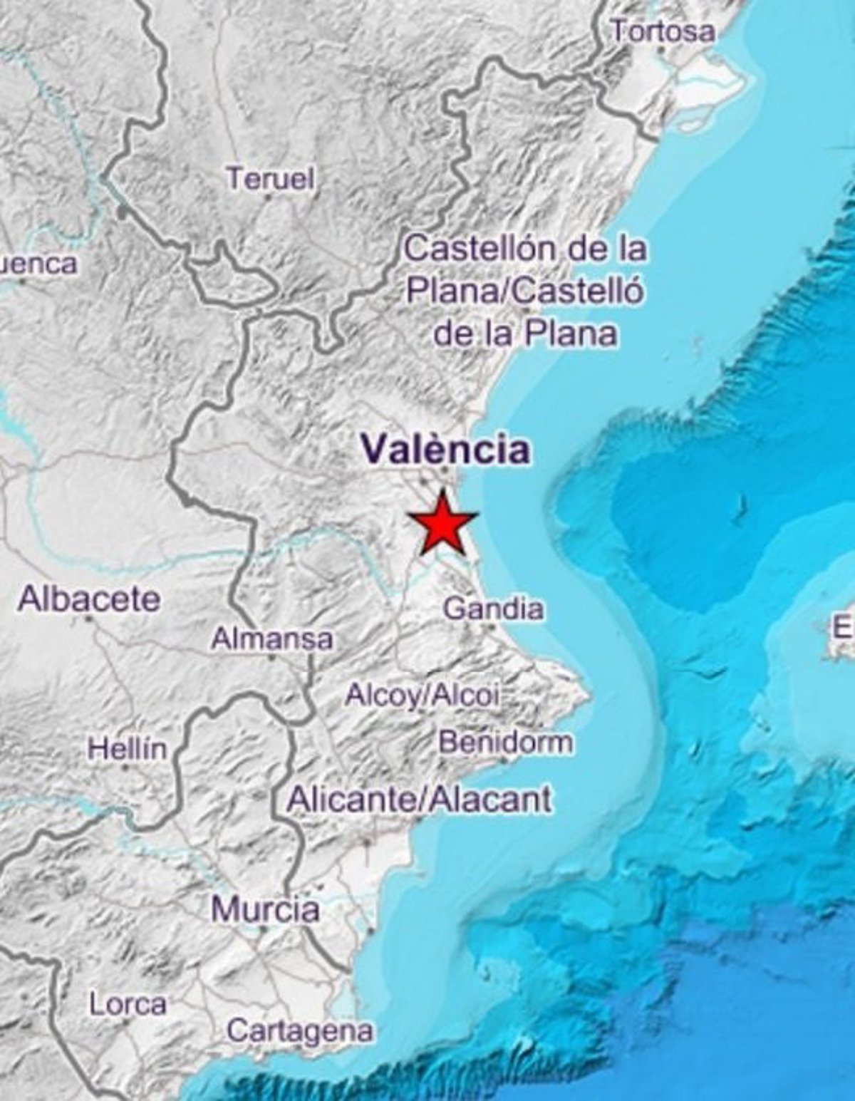 Registrado un terremoto en Almussafes de magnitud 2.7 que se ha ...