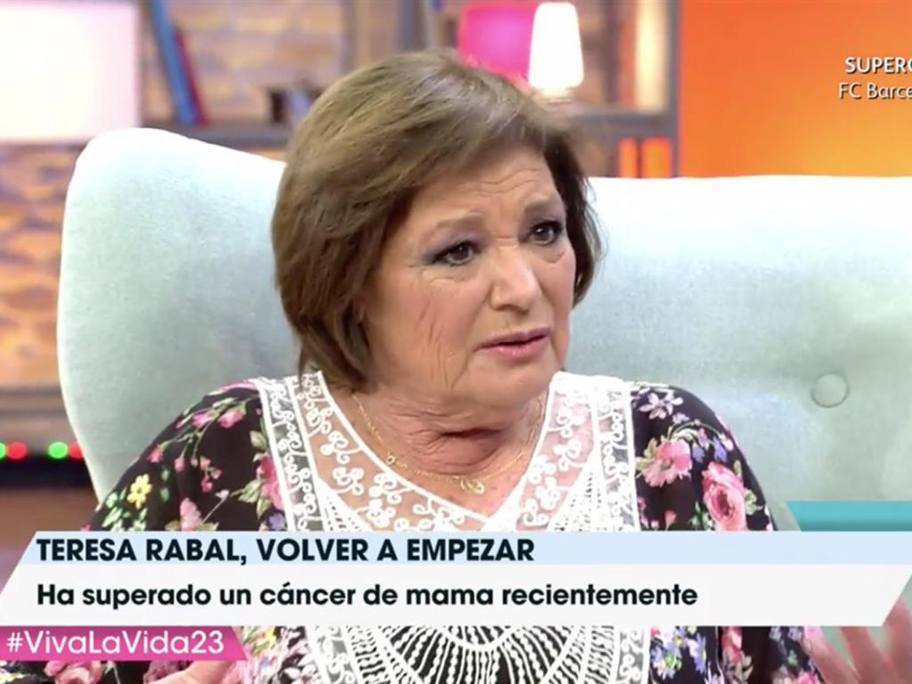 Teresa Rabal supera un cáncer de mama