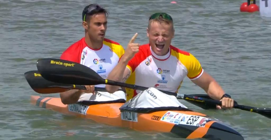 Marcus Cooper Walz logra junto a Rodrigo Germade el oro K2 500 en la ...