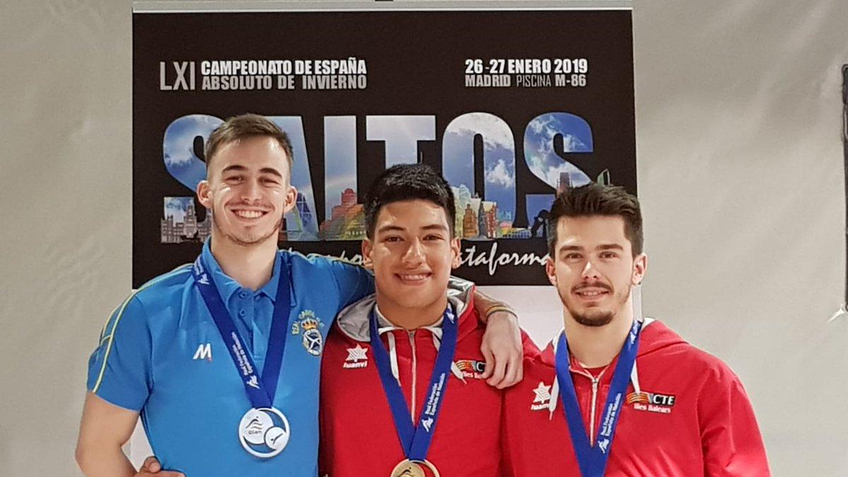 Adrián Abadía, campeón de España de saltos