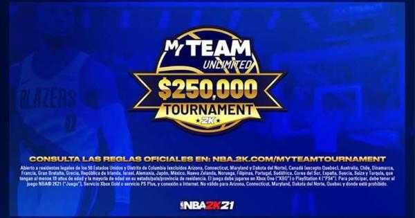 NBA 2K anuncia el Torneo NBA K21 con premio de 250.000$