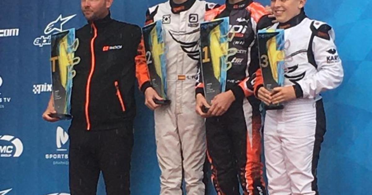 Karting: Lucas Fluxá, segundo en Suecia