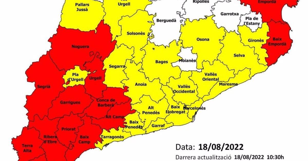 La Generalitat activa el nivel 3 del Plan Alfa en 12 municipios del Alt ...