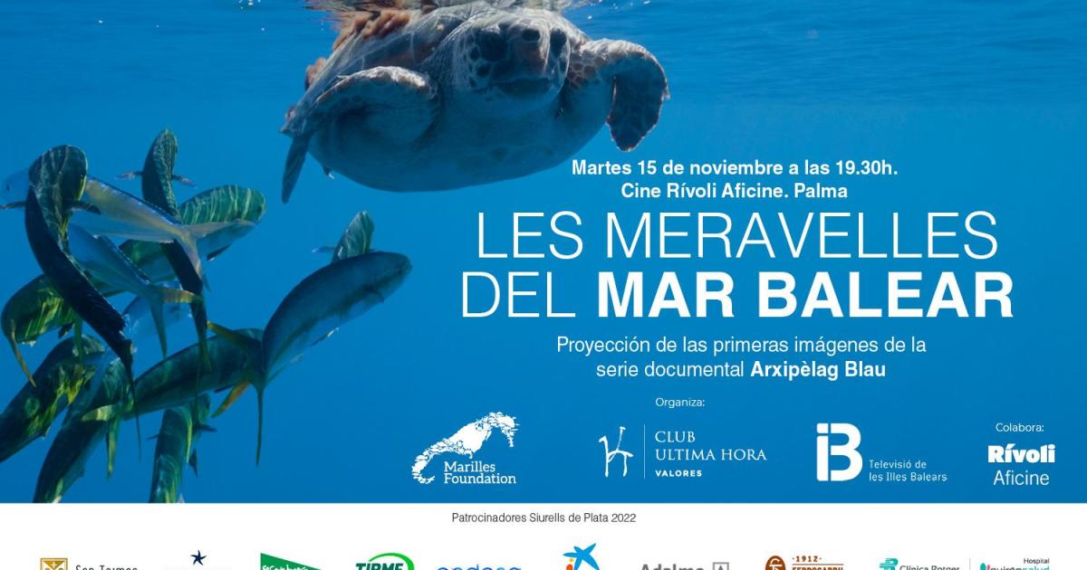 El Club Ultima Hora da a conocer en Palma ‘Les meravelles del mar balear’