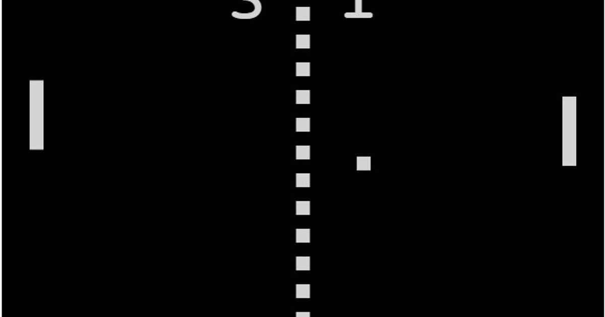 Pong, el famoso arcade que dio pie a la industria del videojuego ...