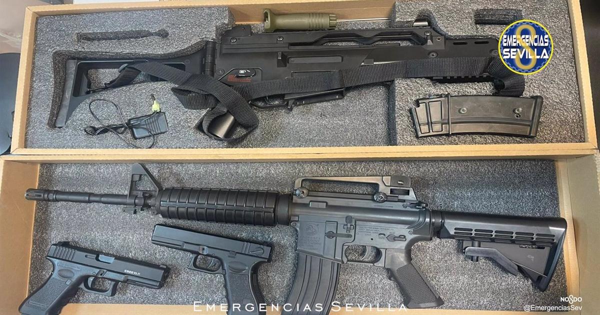 Intervenidas en Sevilla Este cuatro armas simuladas tipo "airsoft ...