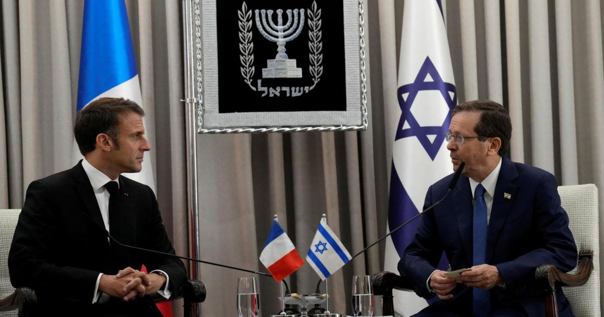 Guerra Israel - Palestina | Macron visita Israel