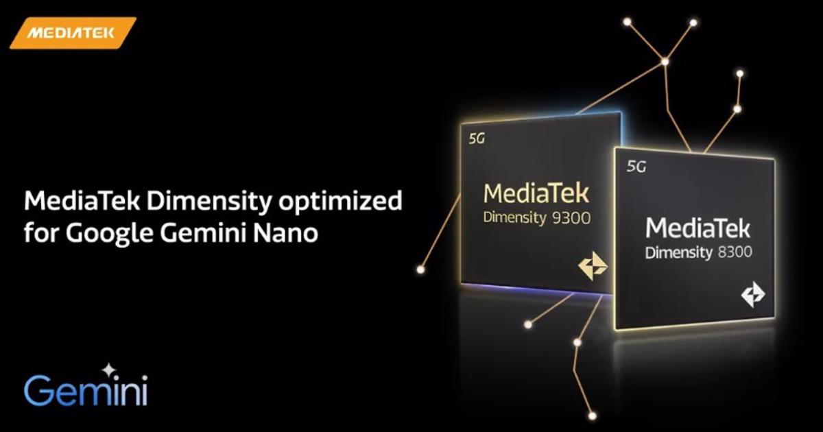 MediaTek integra el modelo de IA Gemini Nano en los chips Dimensity ...