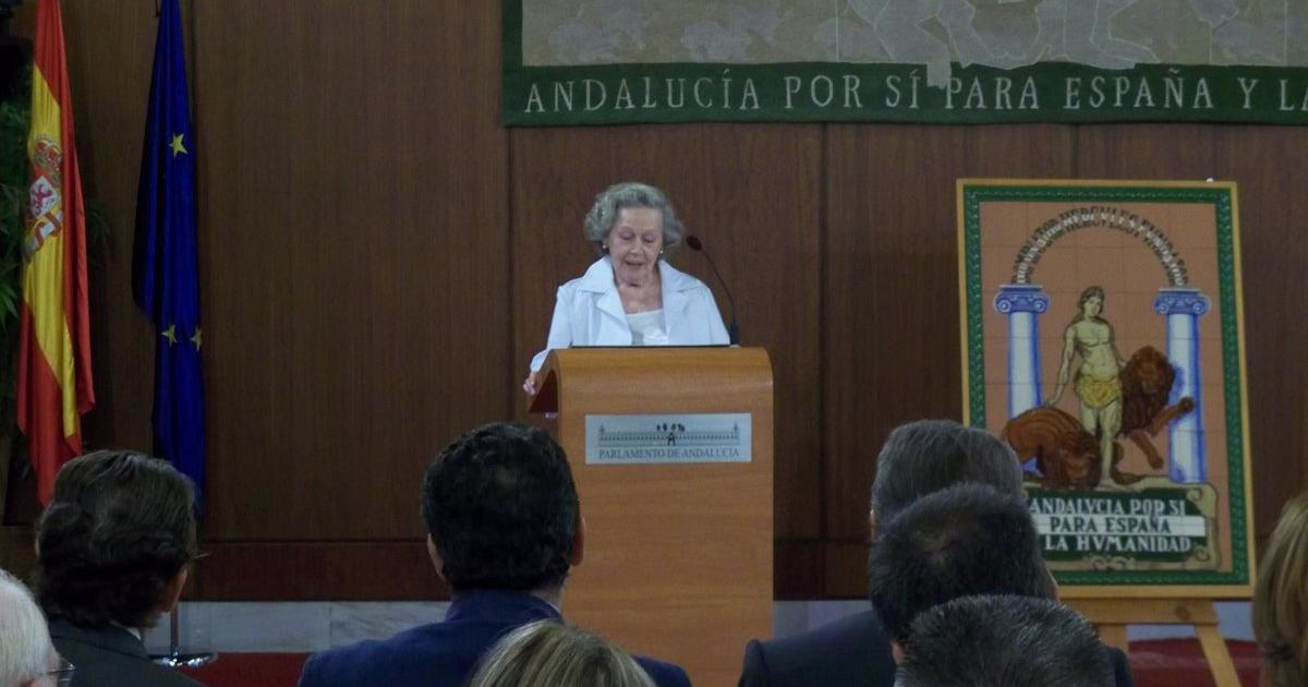 Muere a los 93 años María Ángeles Infante, hija de Blas Infante y presidenta de su fundación