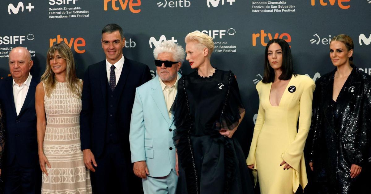 Vicky Luengo brilla en el Festival de San Sebastián junto a Almodóvar y ...