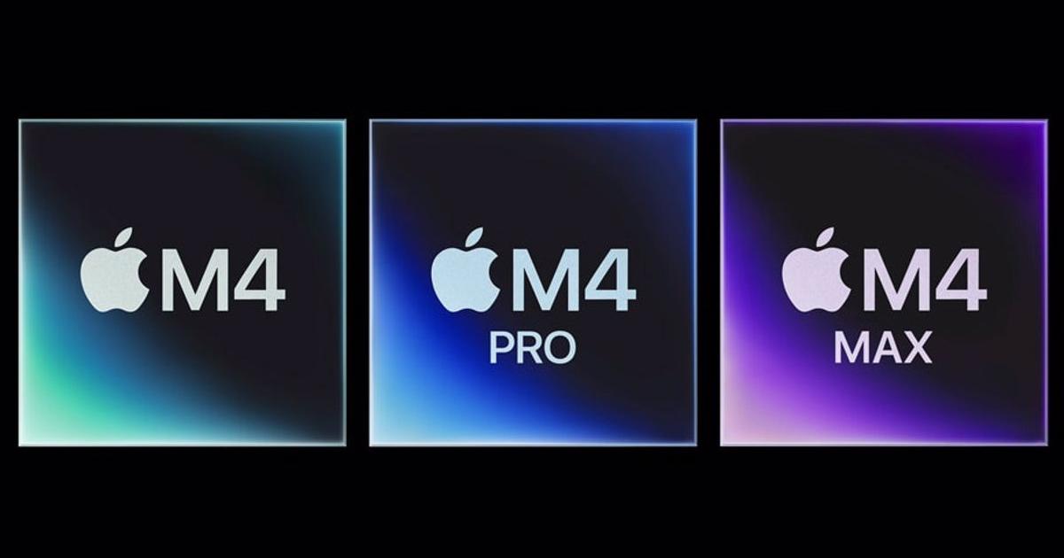 Apple presenta los chips M4 Pro y M4 Max, que admiten conectividad ...