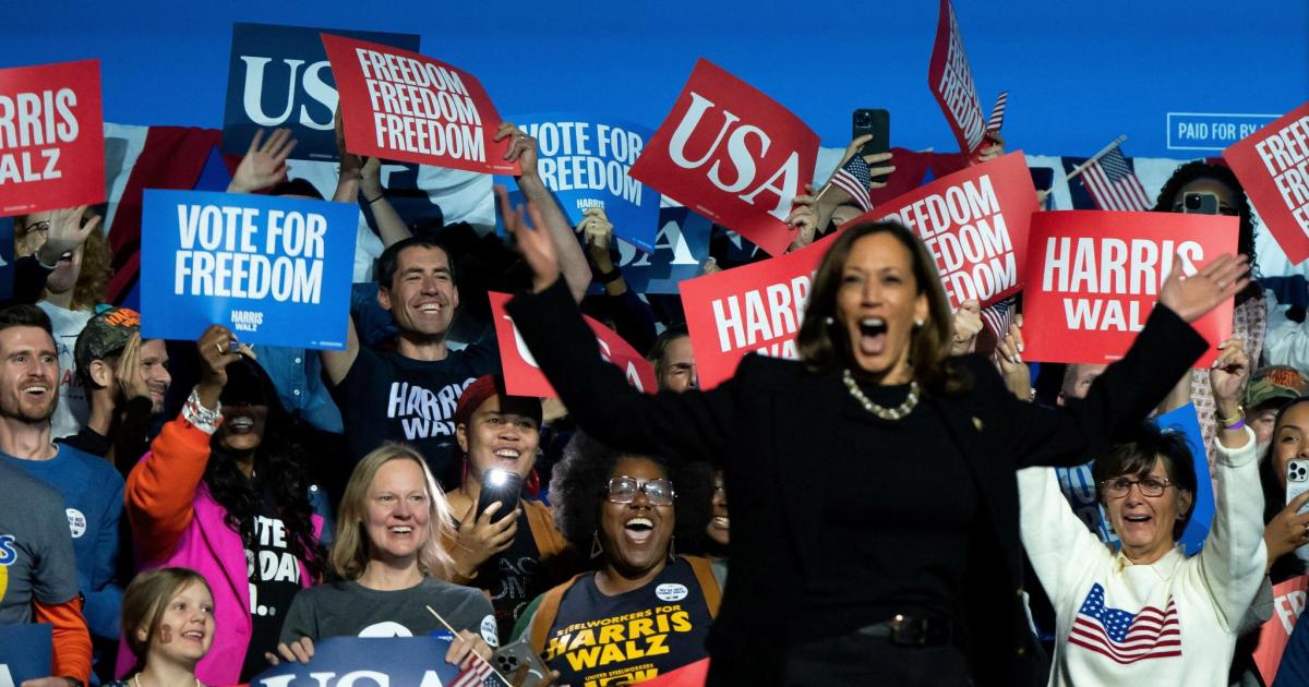 Elecciones en Estados Unidos: «¡Ganaremos!»: Harris cierra la campaña ...