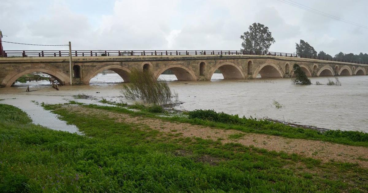 El caudal del río Guadalete en Jerez (Cádiz) cae a 4,73 sin riesgo ...