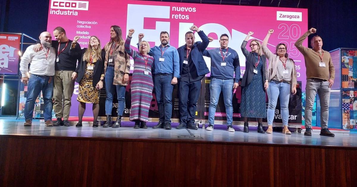 El IV Congreso de CCOO Industria Aragón elige a José Ignacio Serrano ...