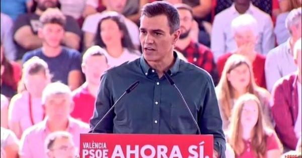 Elecciones 10N: Sánchez dice que Vox anda «con el pecho henchido»