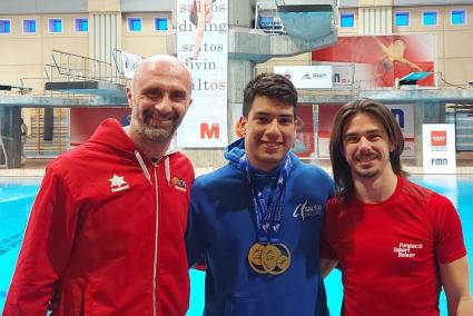 Saltos: Adrián Abadía, dos oros y al Mundial