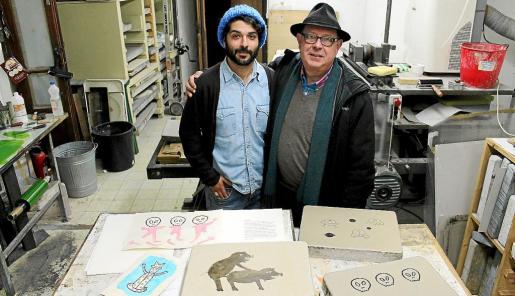 Albert Pinya y Àngel Terrón preparan el libro de artista ‘Draft Art’