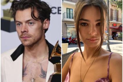 Harry Styles y Emily Ratajkowski: las imágenes de su apasionado beso