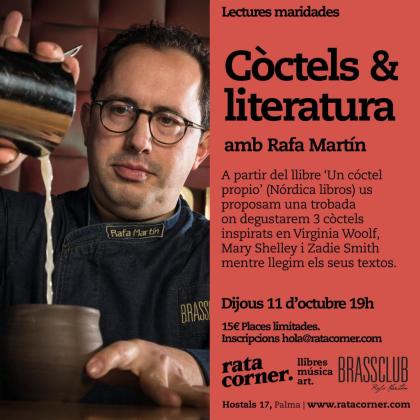 Rafa Martín arranca con ‘Còcteles & literatura’ el ciclo ‘Lectures ...