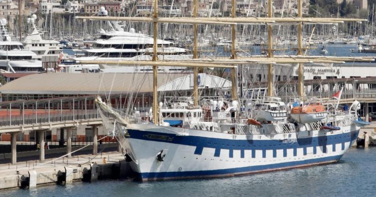 Barcos en Mallorca | El espectacular ‘Royal Clipper’ visita Palma