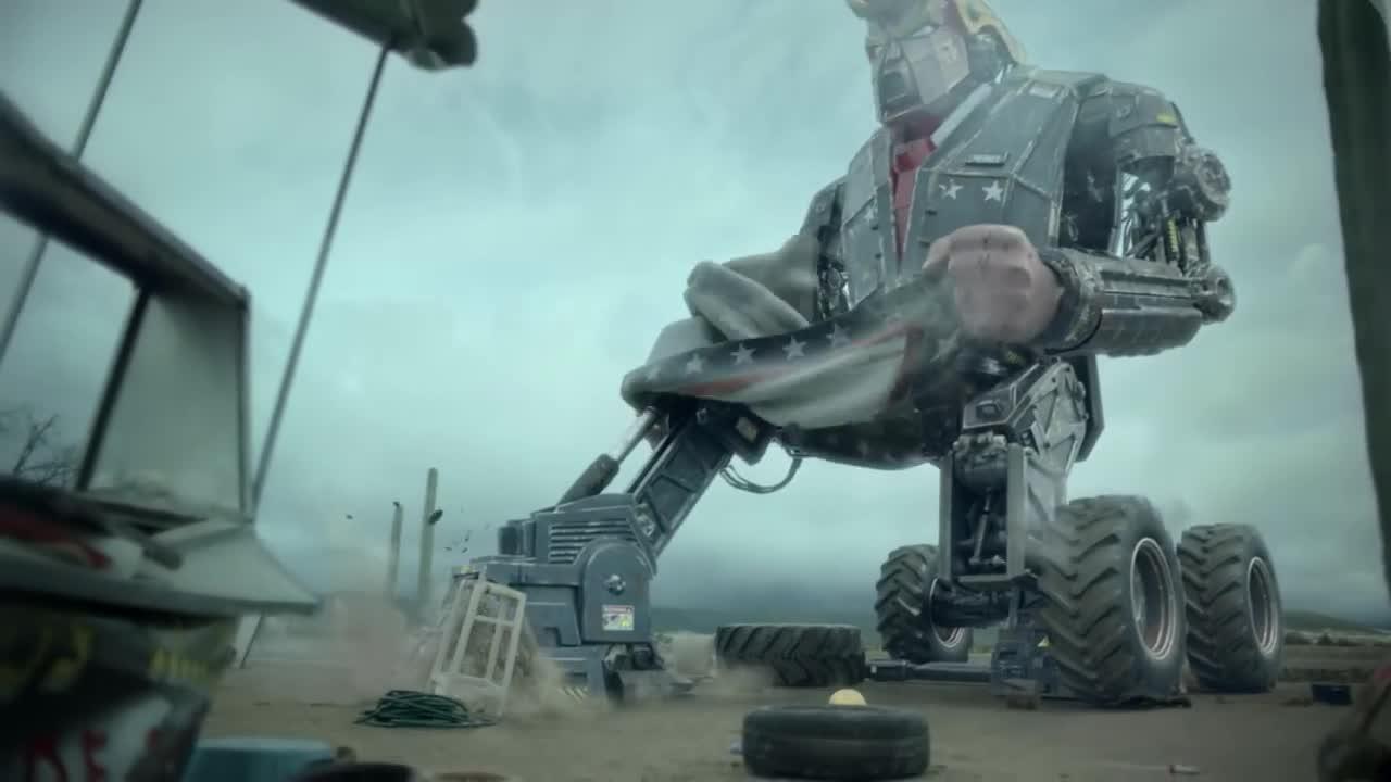 M.A.M.O.N.: Donald Trump y robots gigantes en un futuro apocalíptico