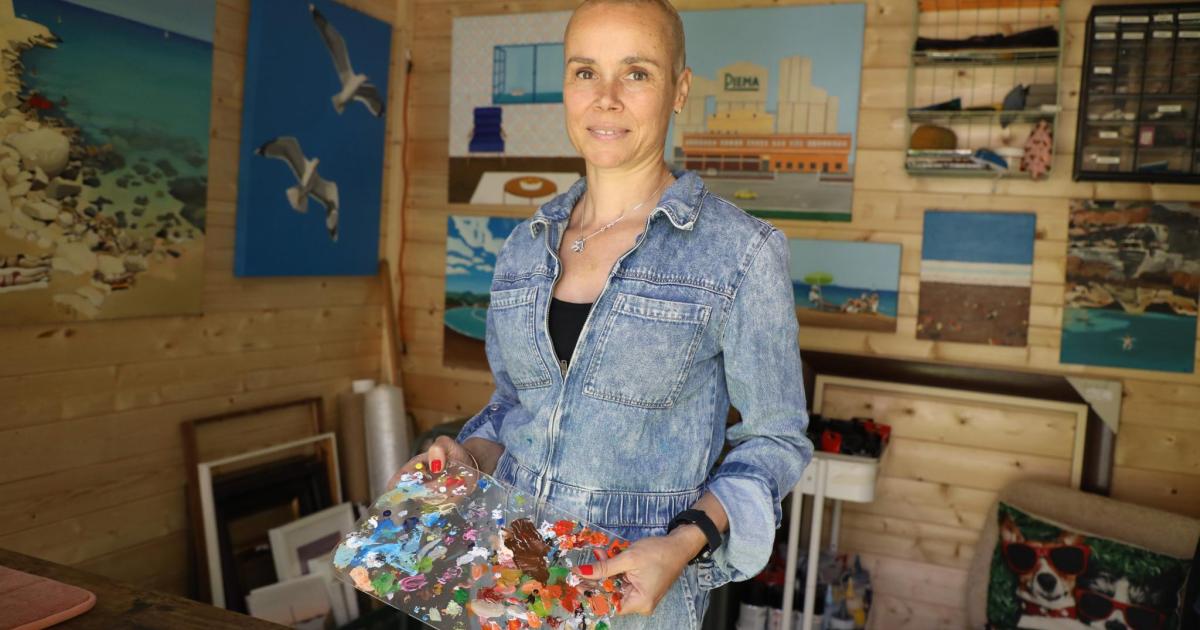 Arte en Mallorca | La pintora Octavia Campbell-Davys pinta la luz y el ...