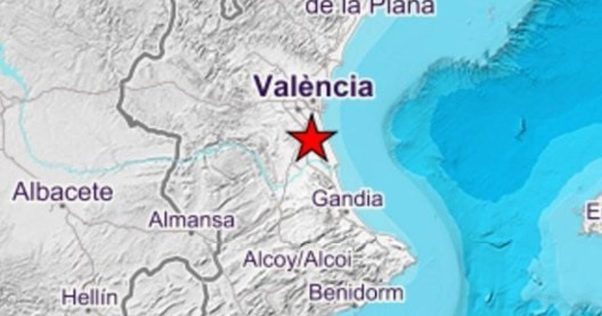 Registrado un terremoto en Almussafes de magnitud 2.7 que se ha ...