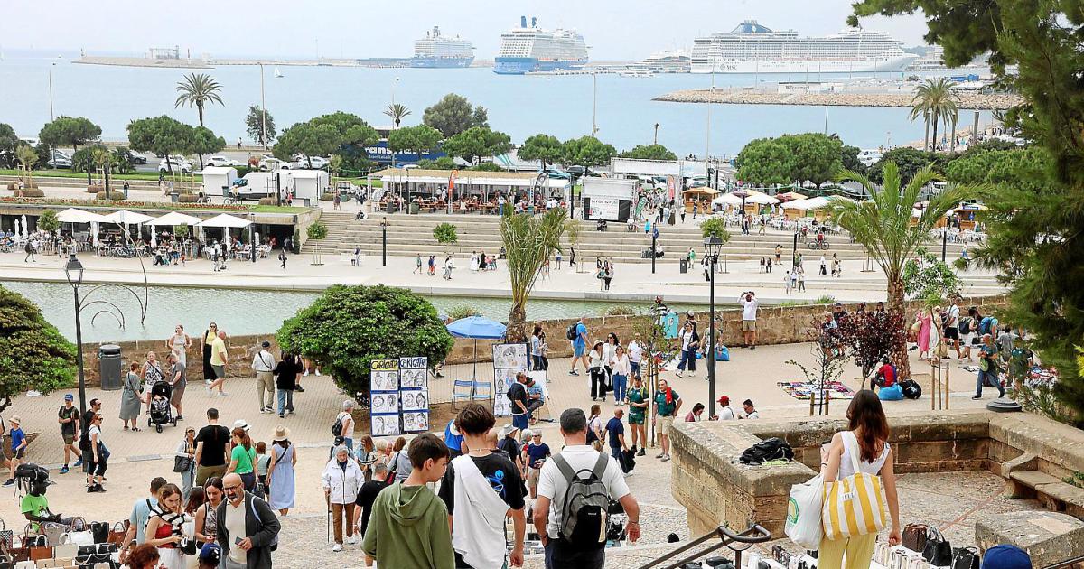 Palma excederá el sábado el tope de cruceros con cuatro barcos y 15.000 ...